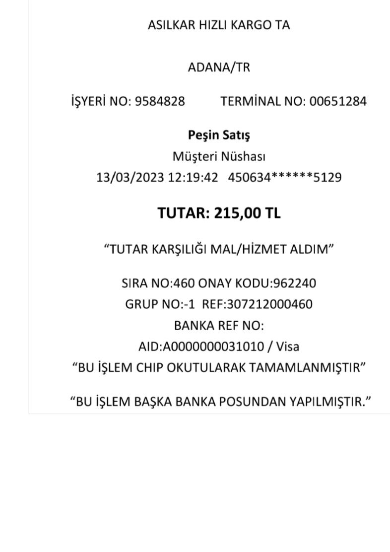 Asil Kargo Asilkar Hızlı Kargo Mağduruyum - Şikayetvar