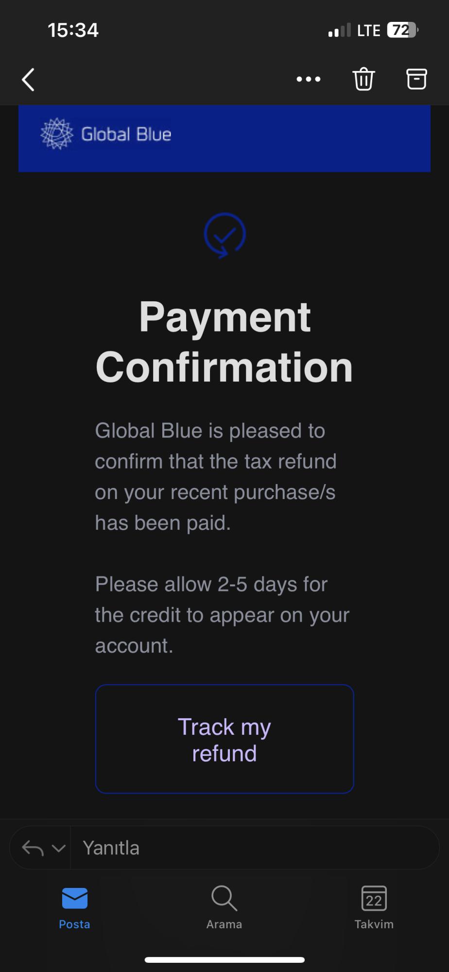 Global Blue Tax Free Geri Ödeme - Şikayetvar