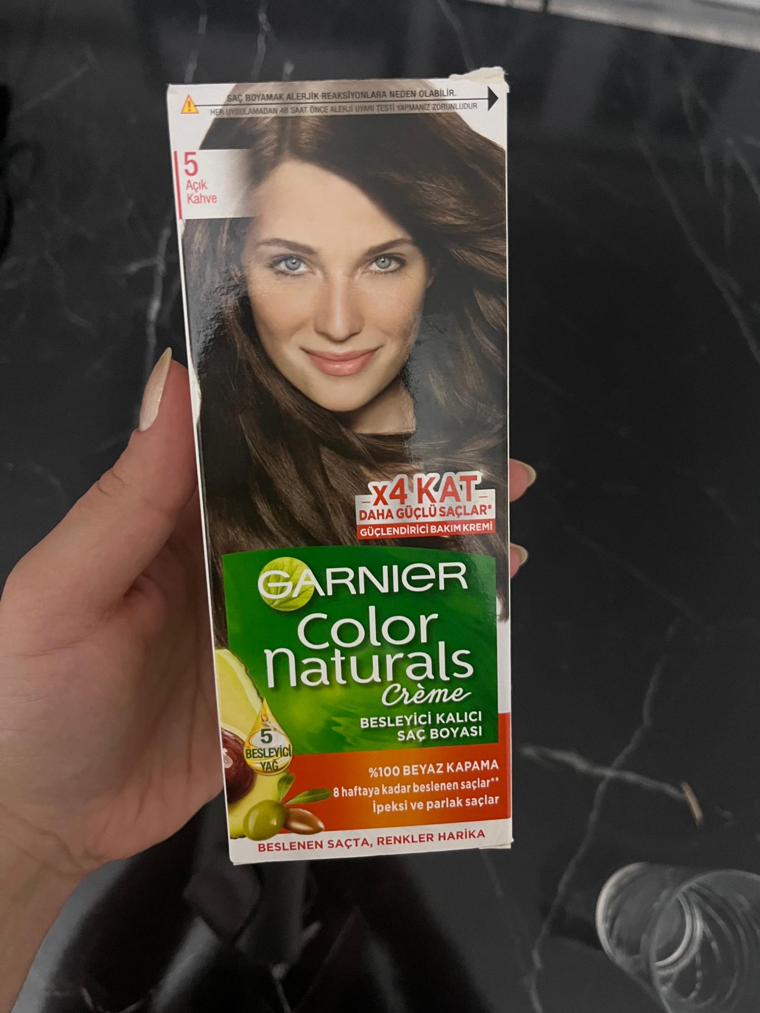 Garnier Color Naturals No. 5 Light Brown Dye turned My Mother's Hair ...