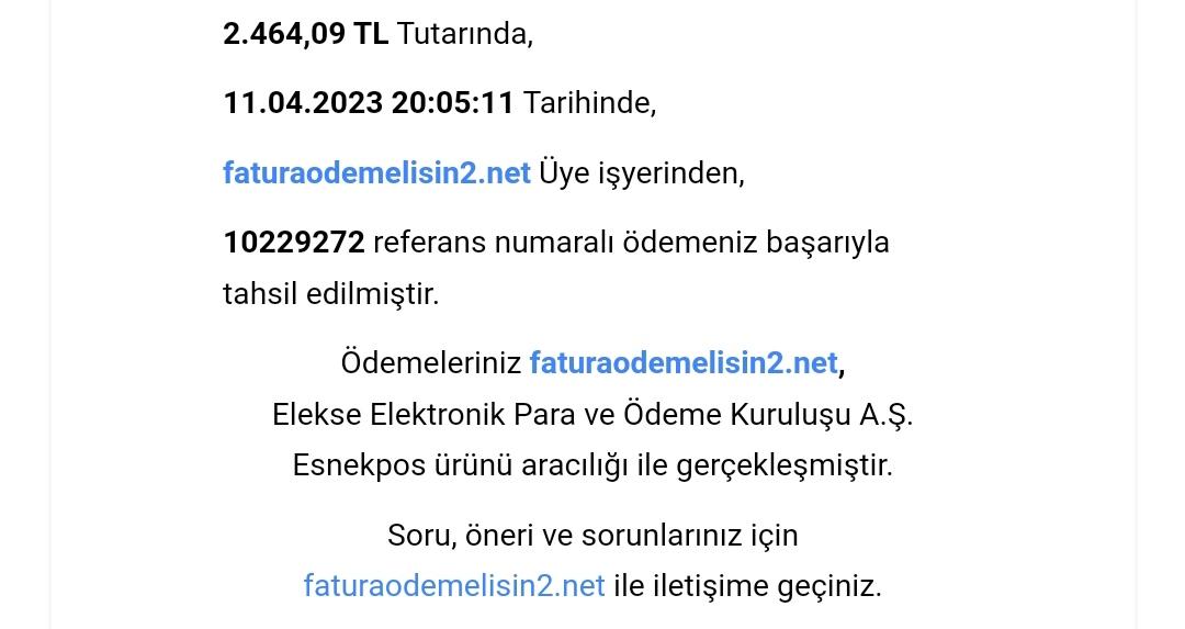 FaturaOdemelisin.com FaturaOdemelisin.net Fatura Ödedim Fakat Ödenmedi ...