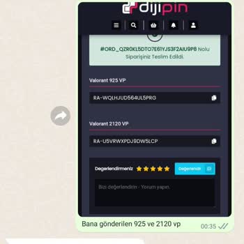 Dijipin.com Dijipin Vp (Valorant Puan) Alışverişi Pişmanlığı - Şikayetvar