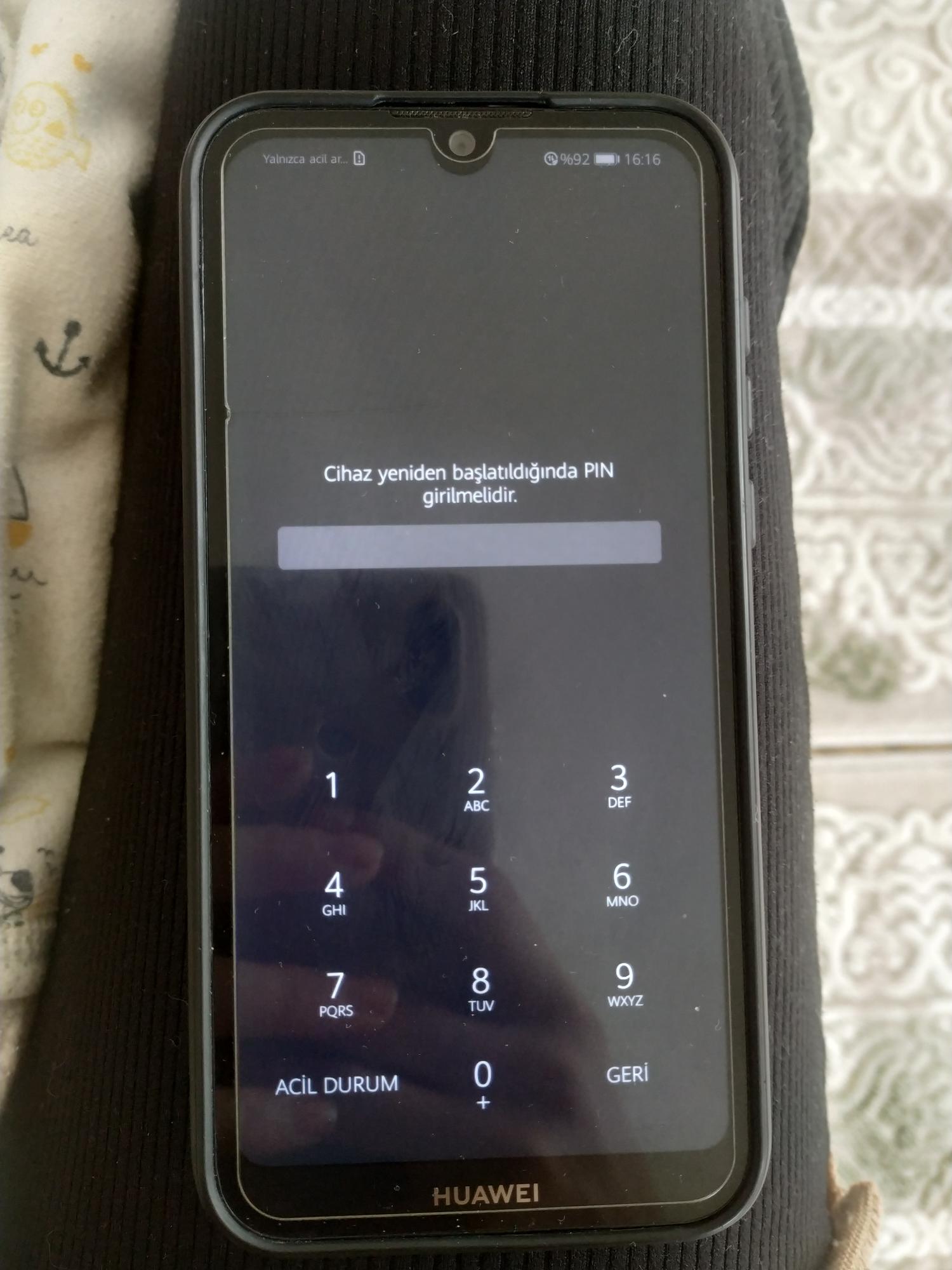 Huawei Pin Kodunu Kabul Etmiyor - Şikayetvar