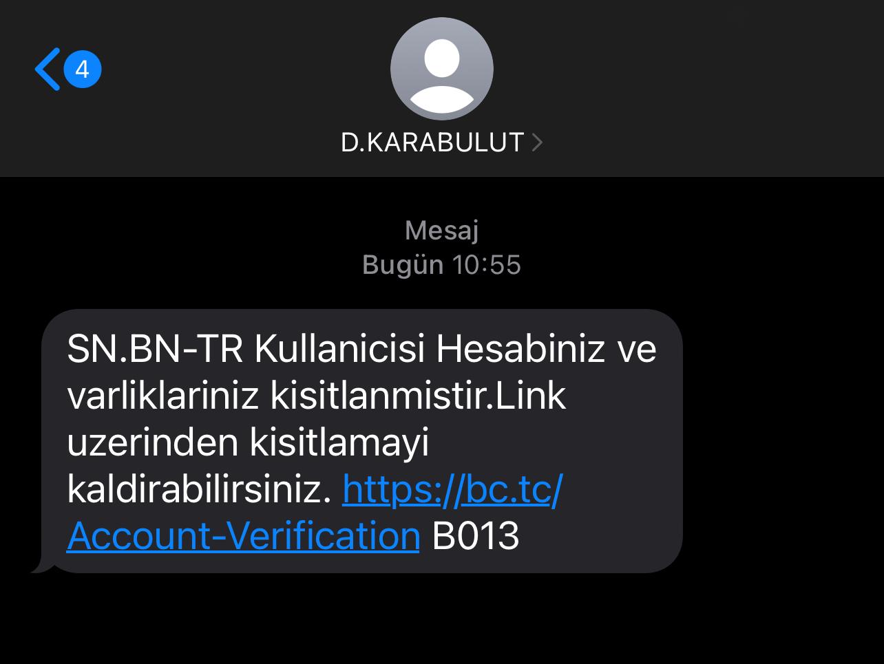Binance Sn. BN-TR Kullanıcısı Hesabiniz Ve Varlıklarınız Kısıtlanmıştır - Şikayetvar