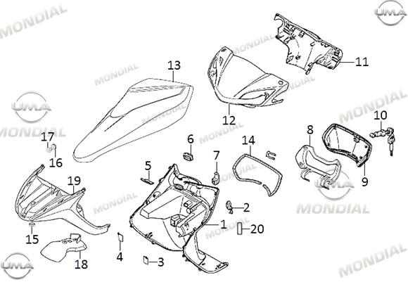Mondial Motor Fury 110i Yedek Parça - Şikayetvar