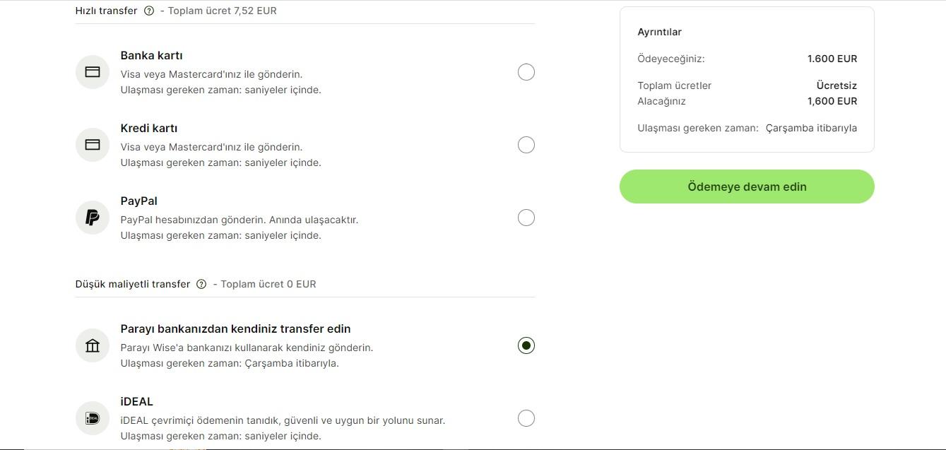 Wise (transferwise) TEB Bankasından Yapılan 1600€'luk Aktarımda Para Kaybı Yaşandı - Şikayetvar