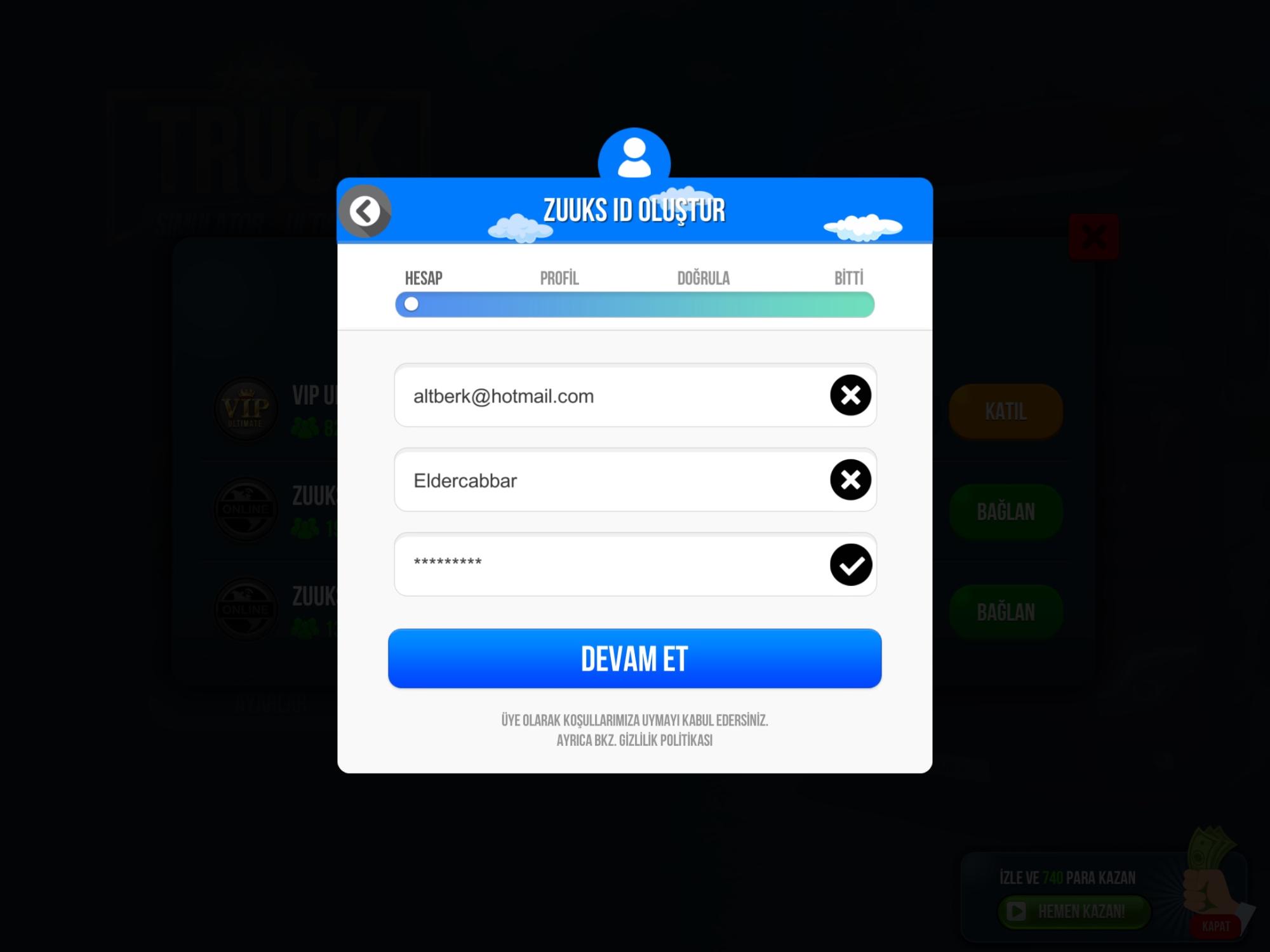Zuuks Games Truck Simülatör Ultimate Zuuks Id E-posta Ve Kullanıcı Adı ...