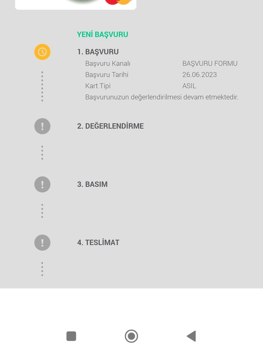 Garanti BBVA Garanti Bankası Kredi Kartı Değerlendirme Süreci - Şikayetvar
