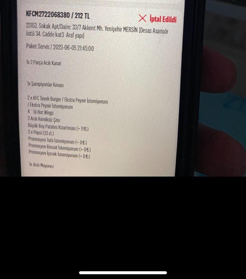 KFC Did Not Refund My Canceled Order - Xolvie