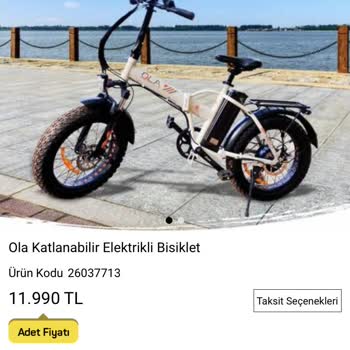 A101 Ola Elektrikli Bisiklet - Şikayetvar