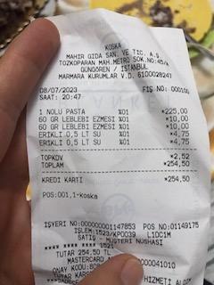 Koska Mahir Gıda Koska Pasta Fiyaskosu - Şikayetvar