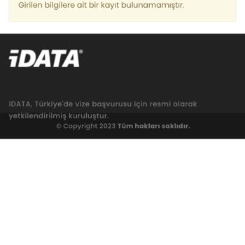 iData PNR No Hatası - Şikayetvar