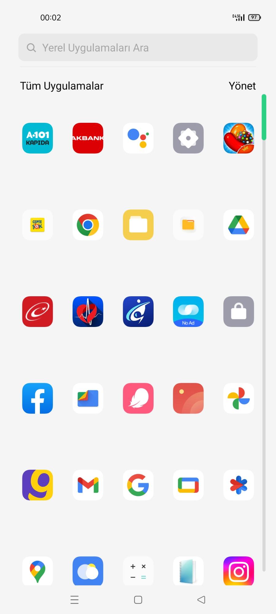 Oppo Menü Simge İsimleri - Şikayetvar