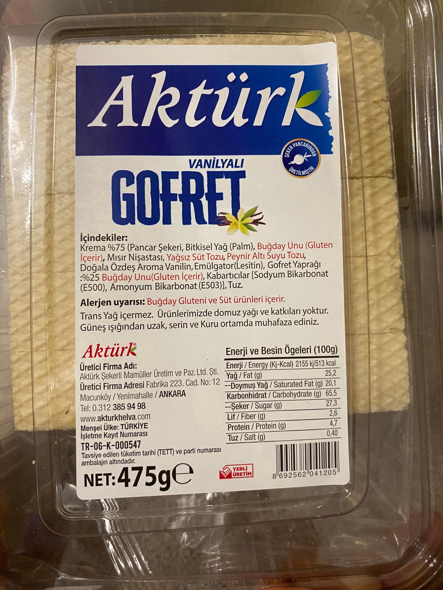 BİM Aktürk Gofret İçinden Simsiyah Şeyler Çıktı! - Şikayetvar