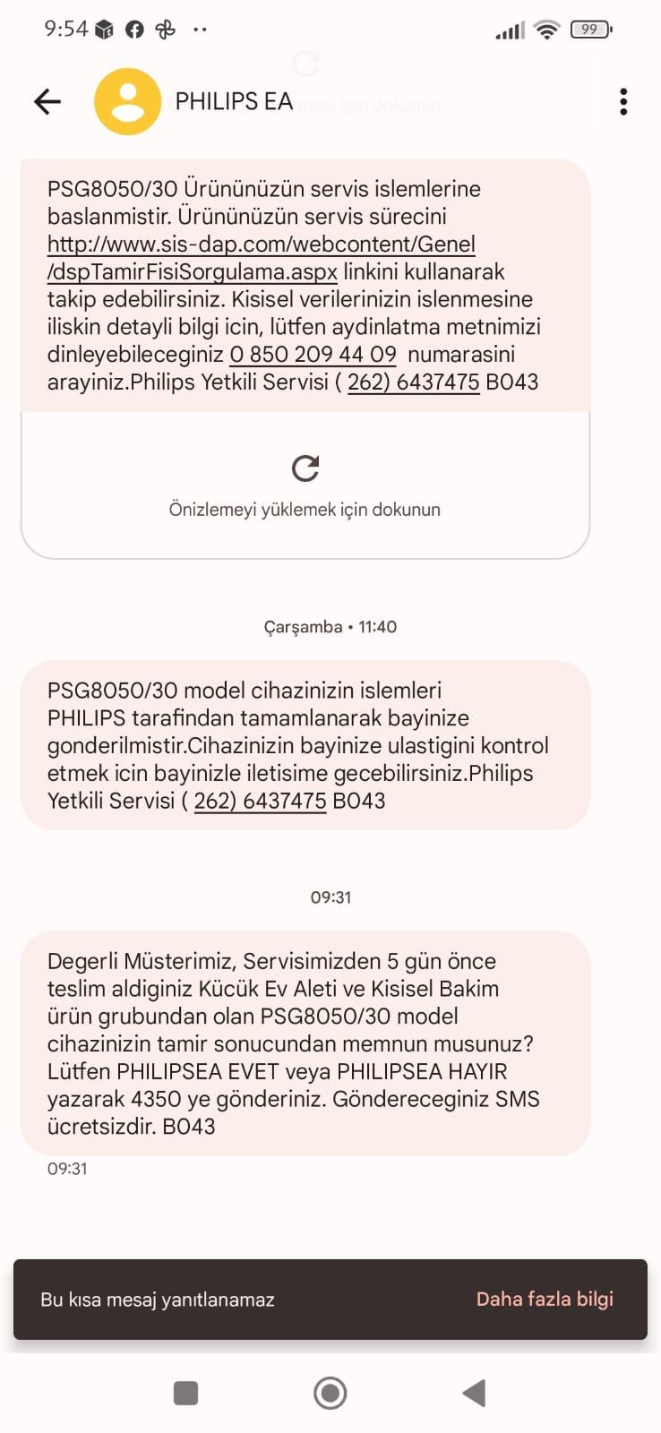 PHILIPS Ev Aletleri Philips Bozuk Ürün Satın Aldık - Şikayetvar