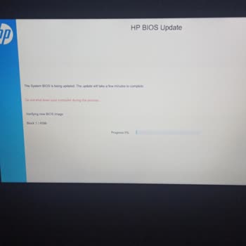 HP Bios Update Takılı Kaldı - Şikayetvar