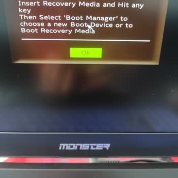 Monster Notebook Boot Sevice Missing - Şikayetvar