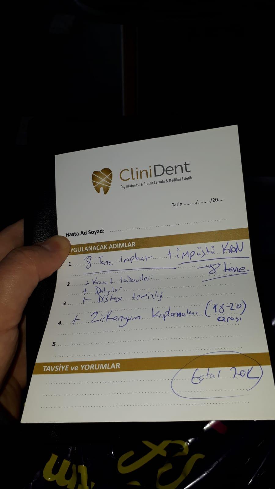Clinident İmplant Diş Ağrısı - Şikayetvar
