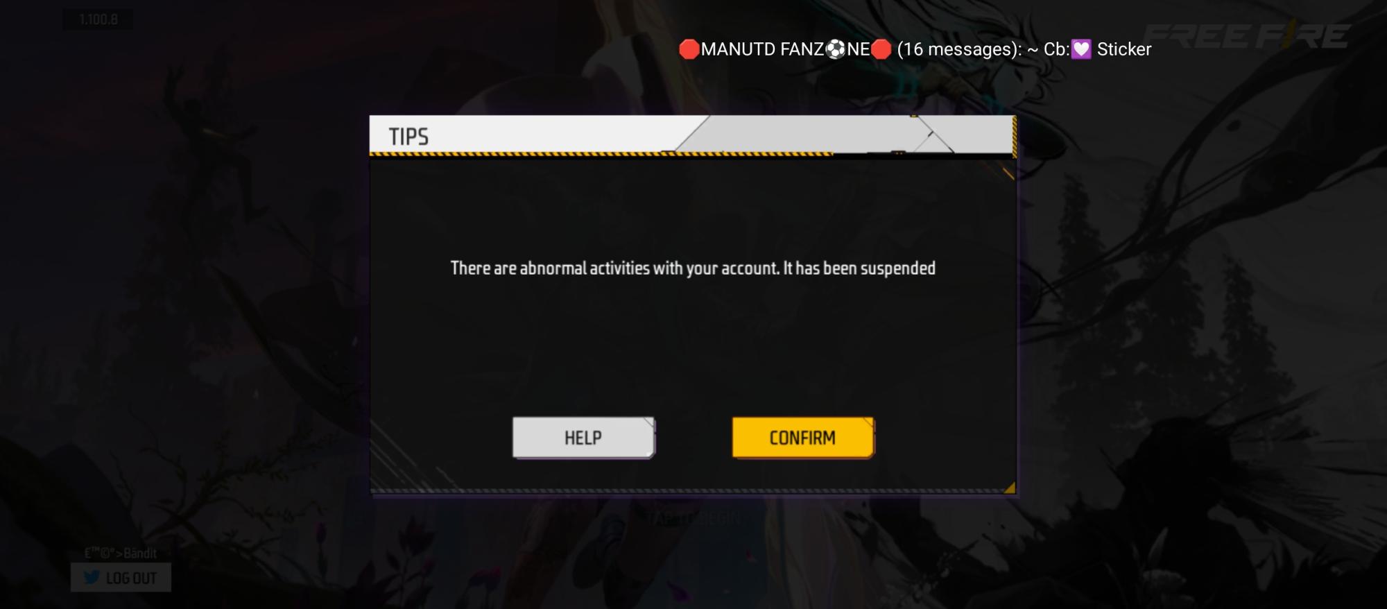 My Garena Free Fire Account Banned For No Reason - Xolvie