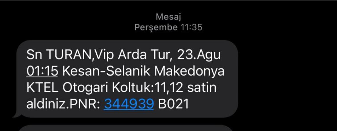 VIP Arda Tur İptal Olan Otobüs Seferi - Arda Vip Tur - Şikayetvar