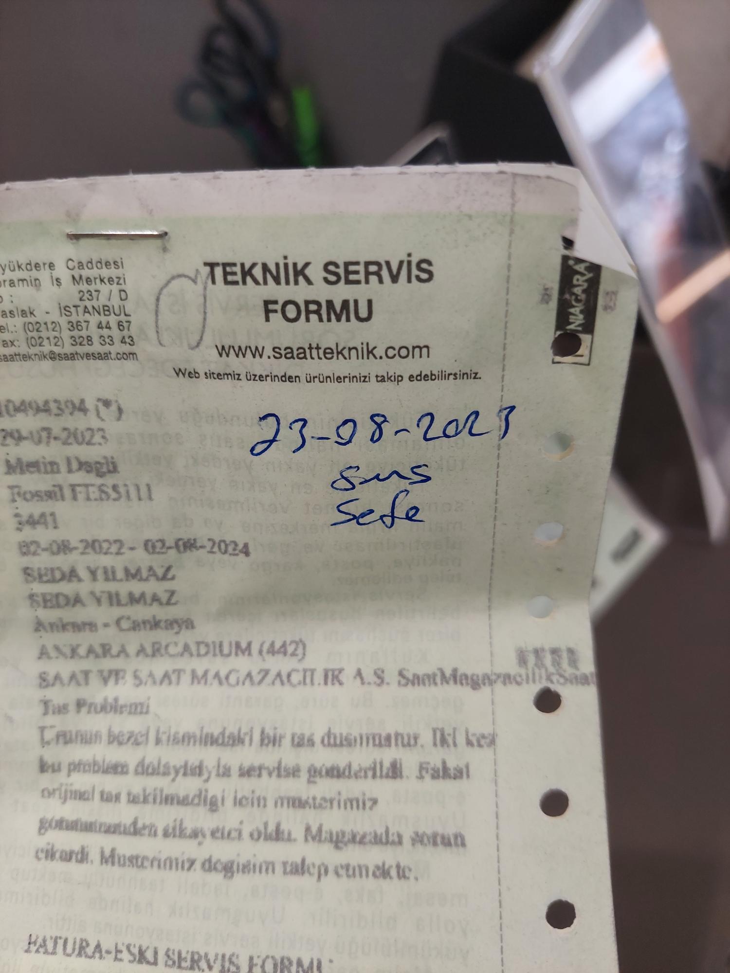 Saat & Saat Mal Bile Ayıplı Olduğunu Anladı Siz Anlamadınız - Şikayetvar