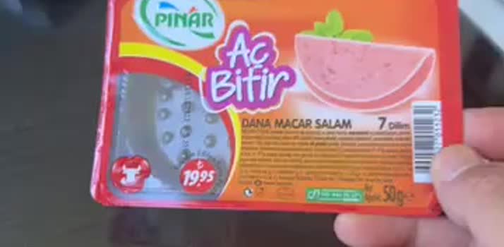 Pınar Et ve Süt Pınar Aç Bitir Dana Salam İçi Boş Çıkıyor - Şikayetvar