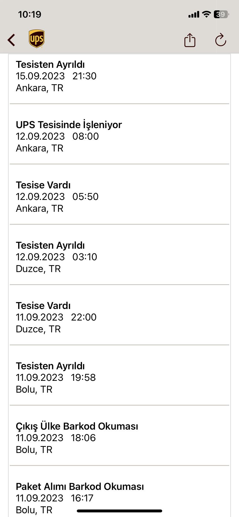 UPS Ve Ayakkabı Dünyasını Kalitesiz Hizmeti - Şikayetvar