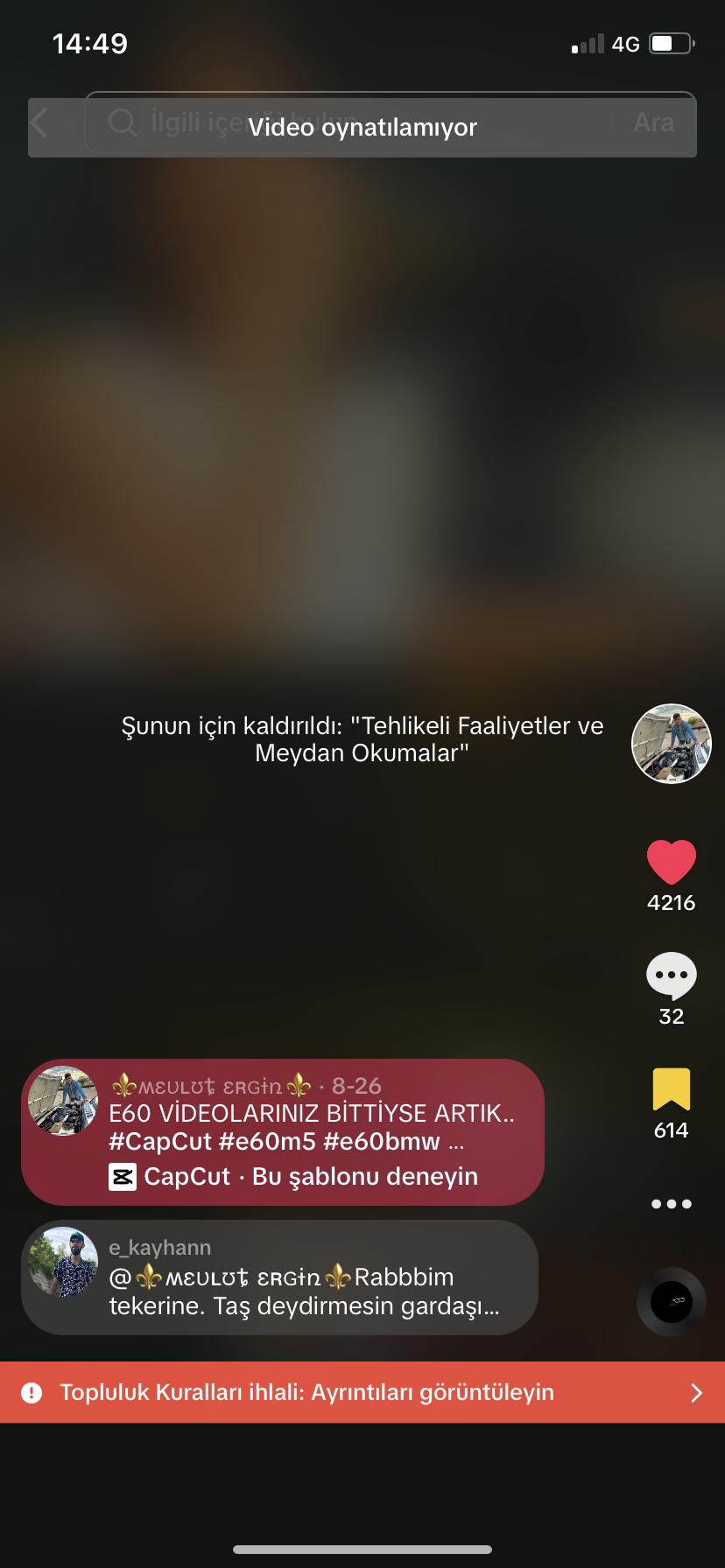 TikTok Community Rules Violation - Xolvie