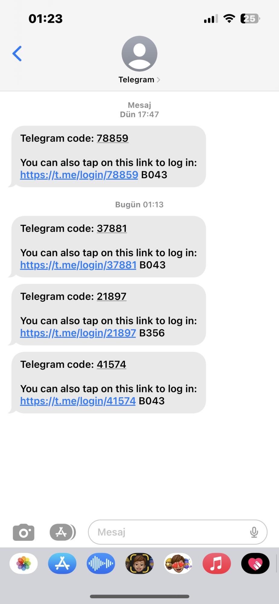 Telegram Kullanmadığım Halde Telefonuma Kod Geldi - Şikayetvar