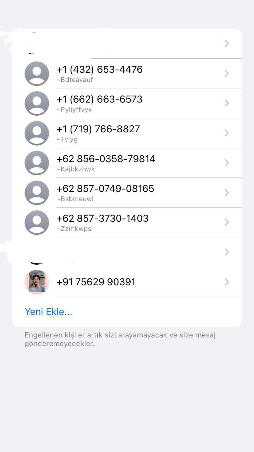 WhatsApp'tan Gelen Yabancı Numaralar - Şikayetvar