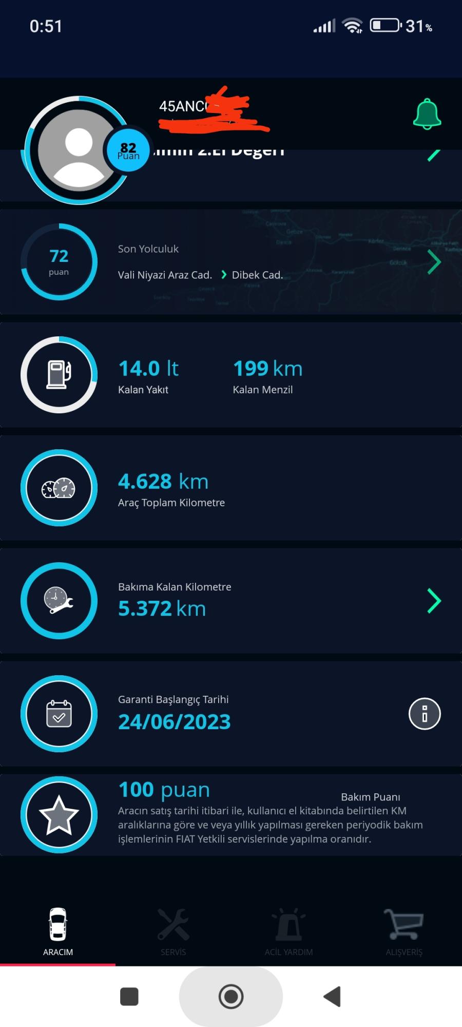 Fiat Connect Yol Arkadaşım Bozuk Uygulama - Şikayetvar