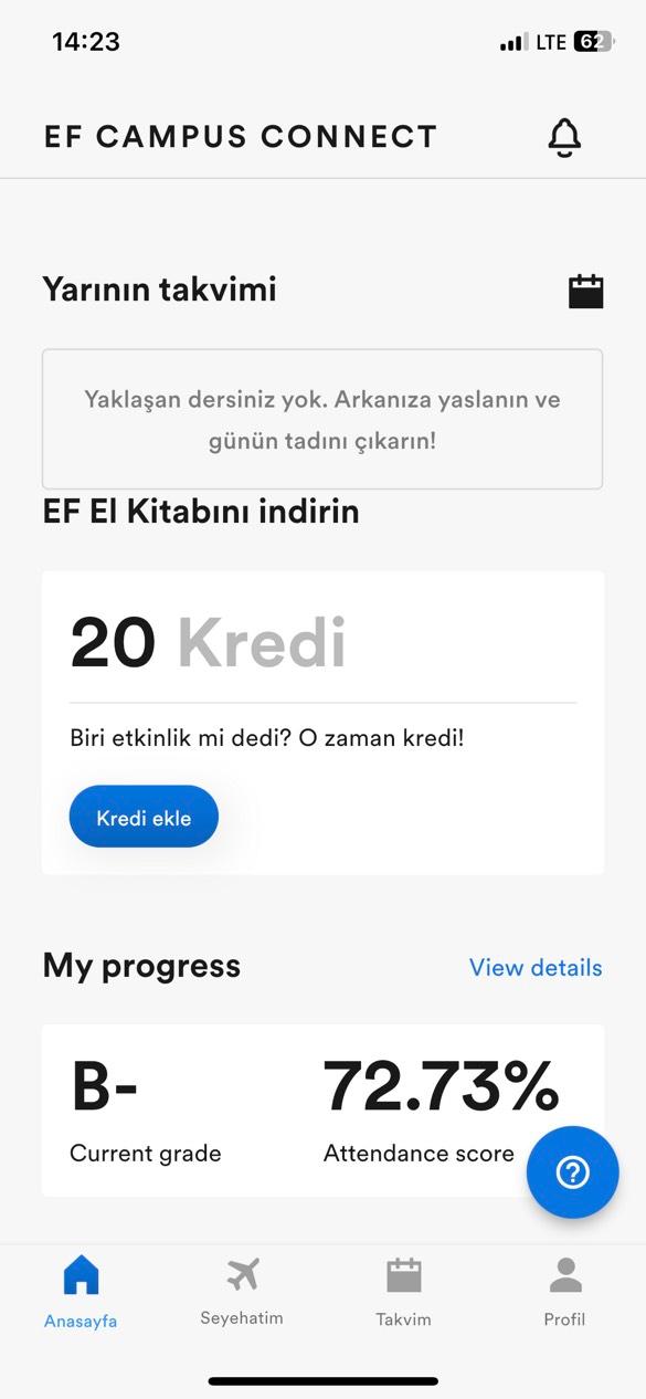 EF EDUCATION FIRST DİL OKULLARI EF EDUCATION FIRST DİL OKULLARI Ef Dil Okulu 20 € Kredimi Geri ...
