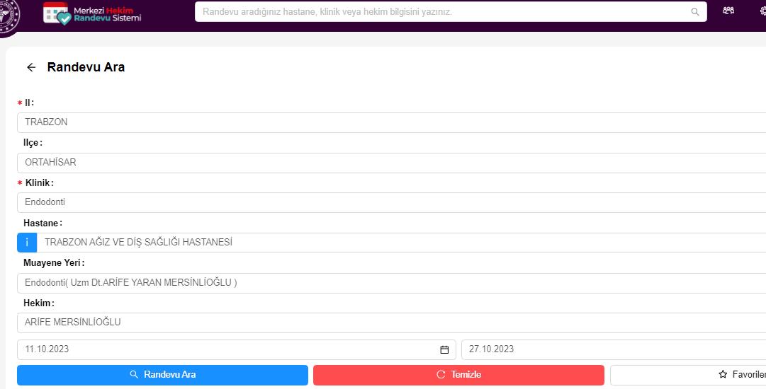 Trabzon ADSH Trabzon Ağız Ve Diş Sağlığı Hastanesi'nde Endodonti Uzmanı ...