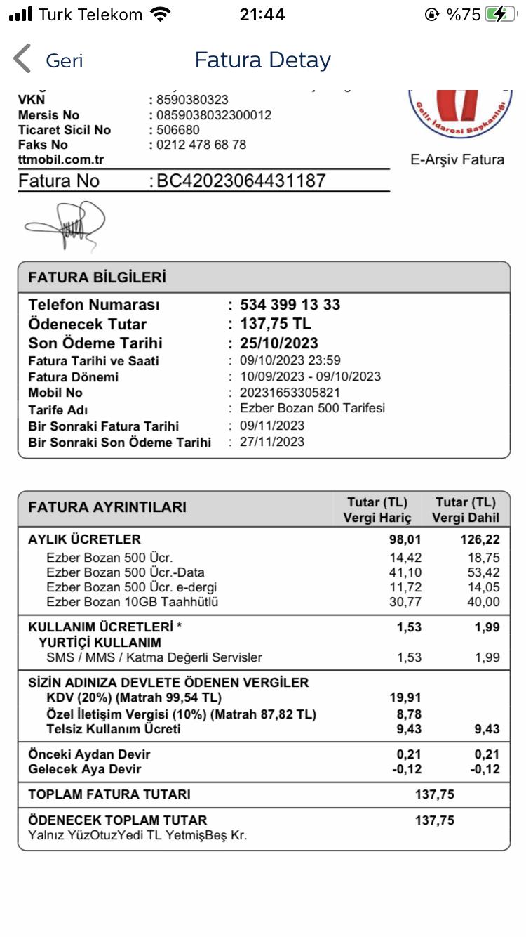 Türk Telekom Fatura Yüksek Gelmesi - Şikayetvar