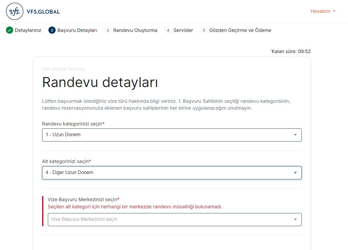 VFS Global Okulum Başladı Hala Randevu Alamıyorum Şaka Mı Bu? - Şikayetvar