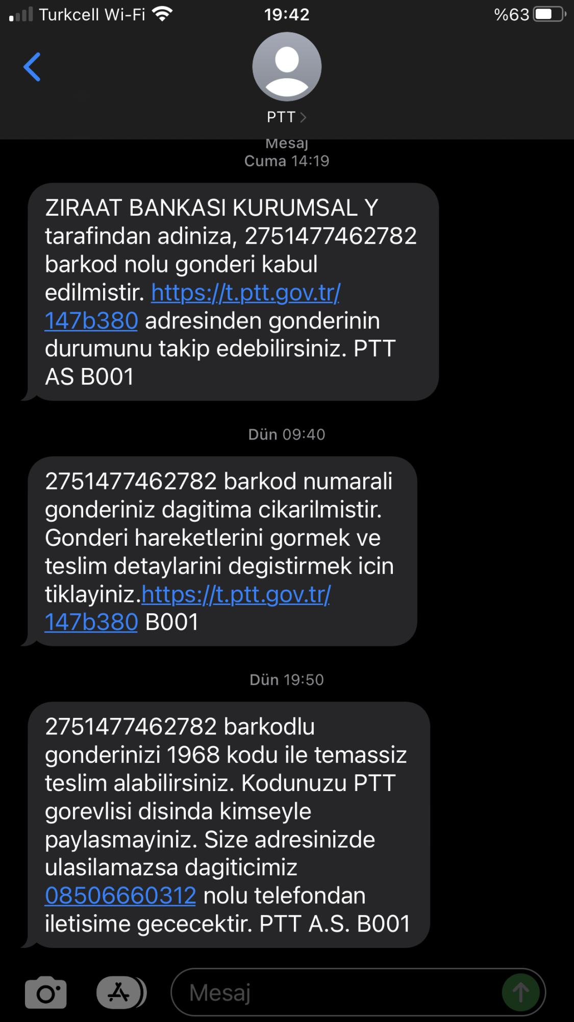 Ziraat Bankası Kurumsal Y PTT - Şikayetvar