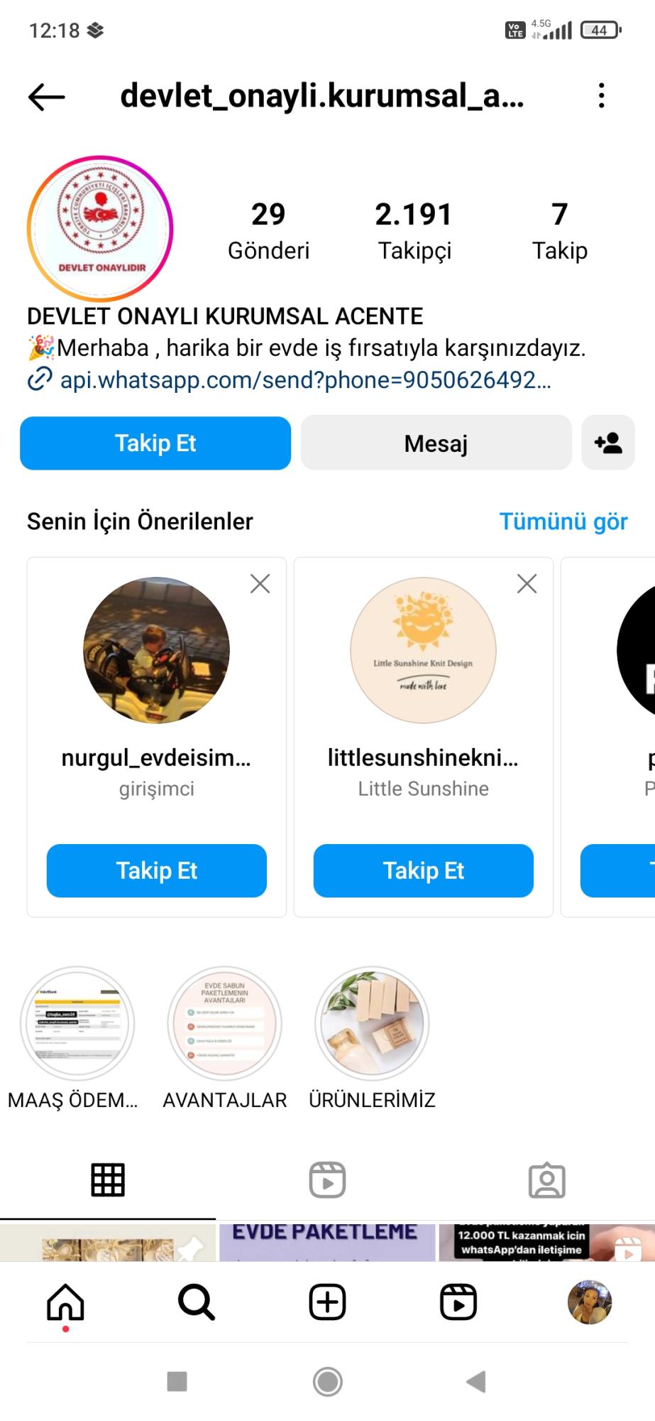 Evde Paketleme İşi Dolandırıcılığı Evde Ekişi Paketleme Instagram'da ...