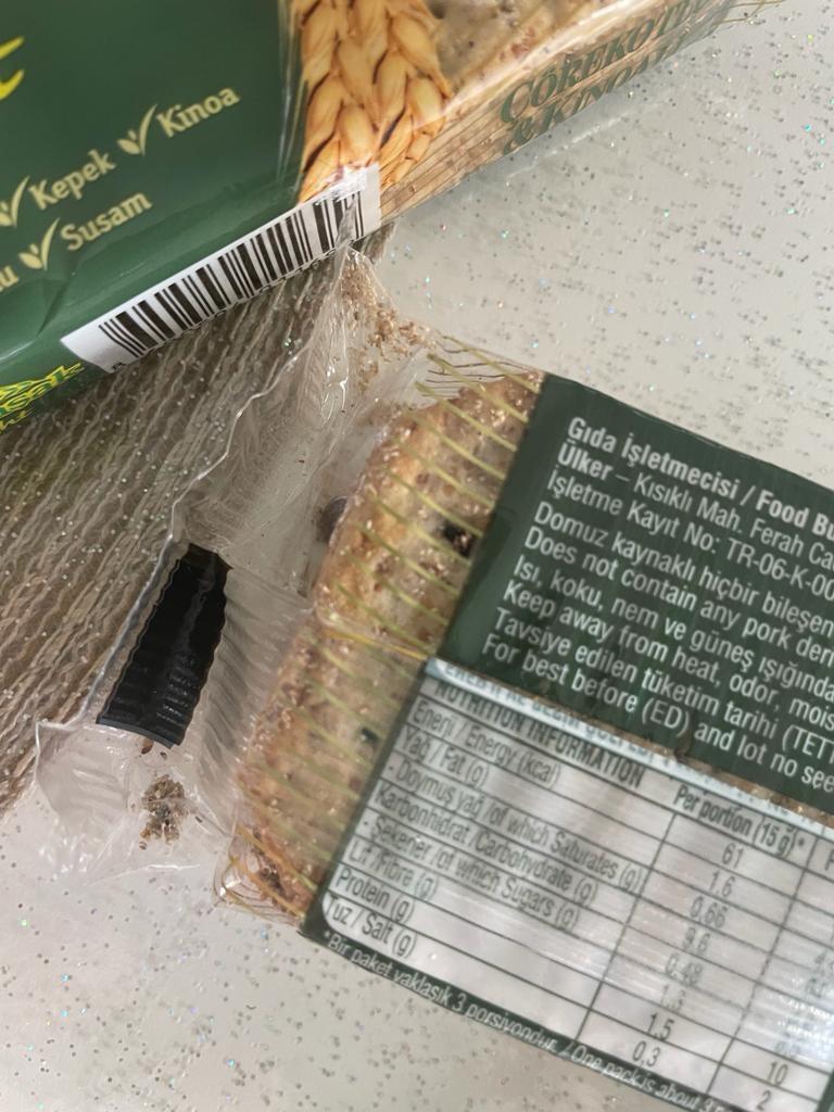 Ülker Altınbaşak Çörekotlu Kinoalı Kraker STT Ocak 2024 Bozulan Ürün ...