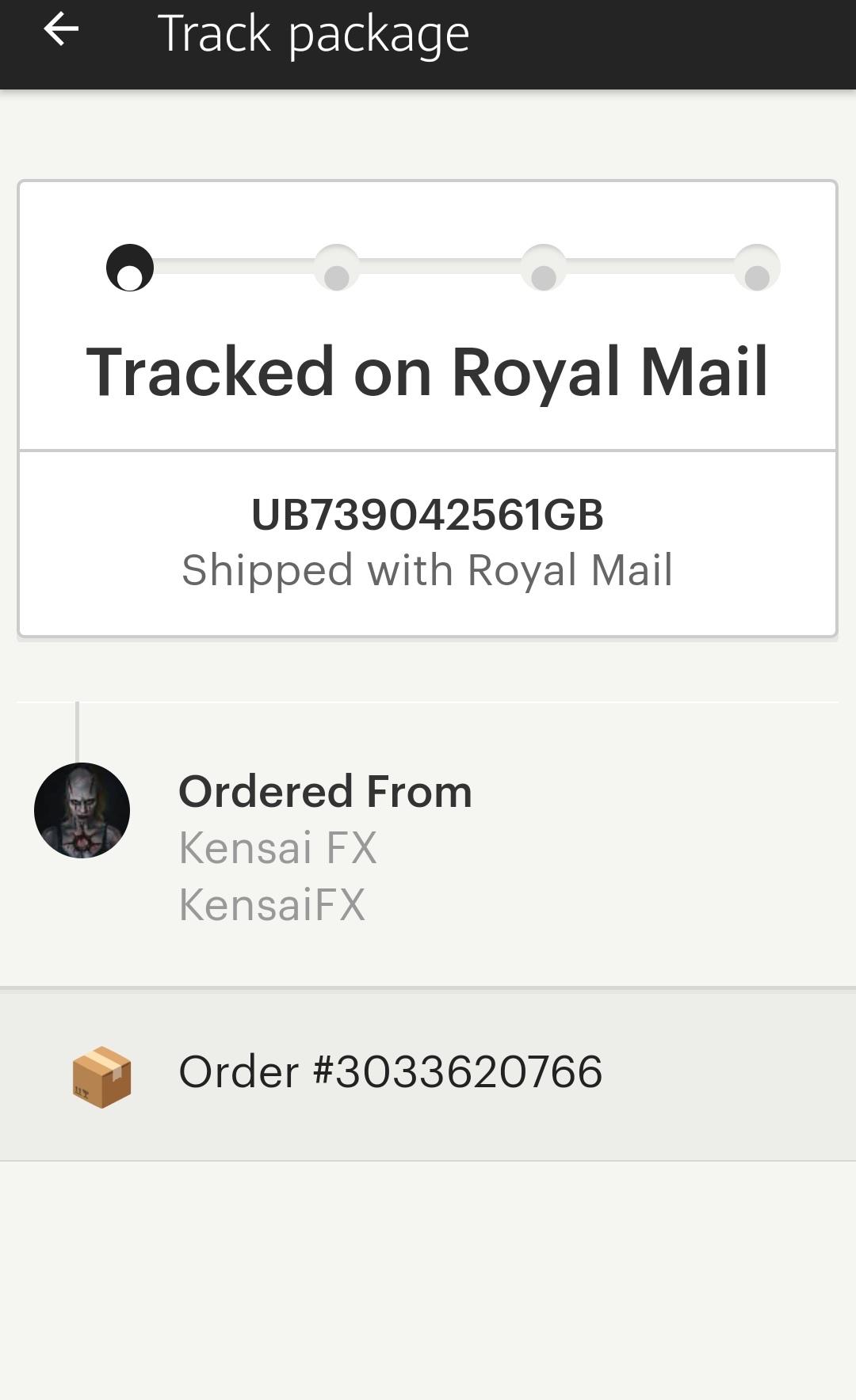 Royal Mail Etsy Den Aldığım Ürün Nerede Belli Değil - Şikayetvar