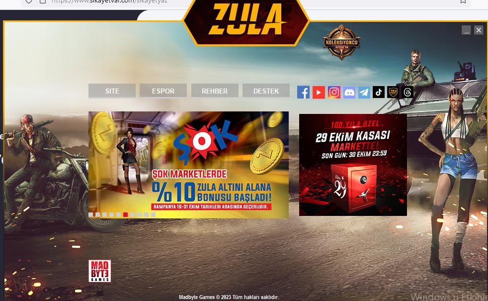 Zula Oyun Zula Launcher'ında Bağlantı Hatası Yaşanıyor - Şikayetvar