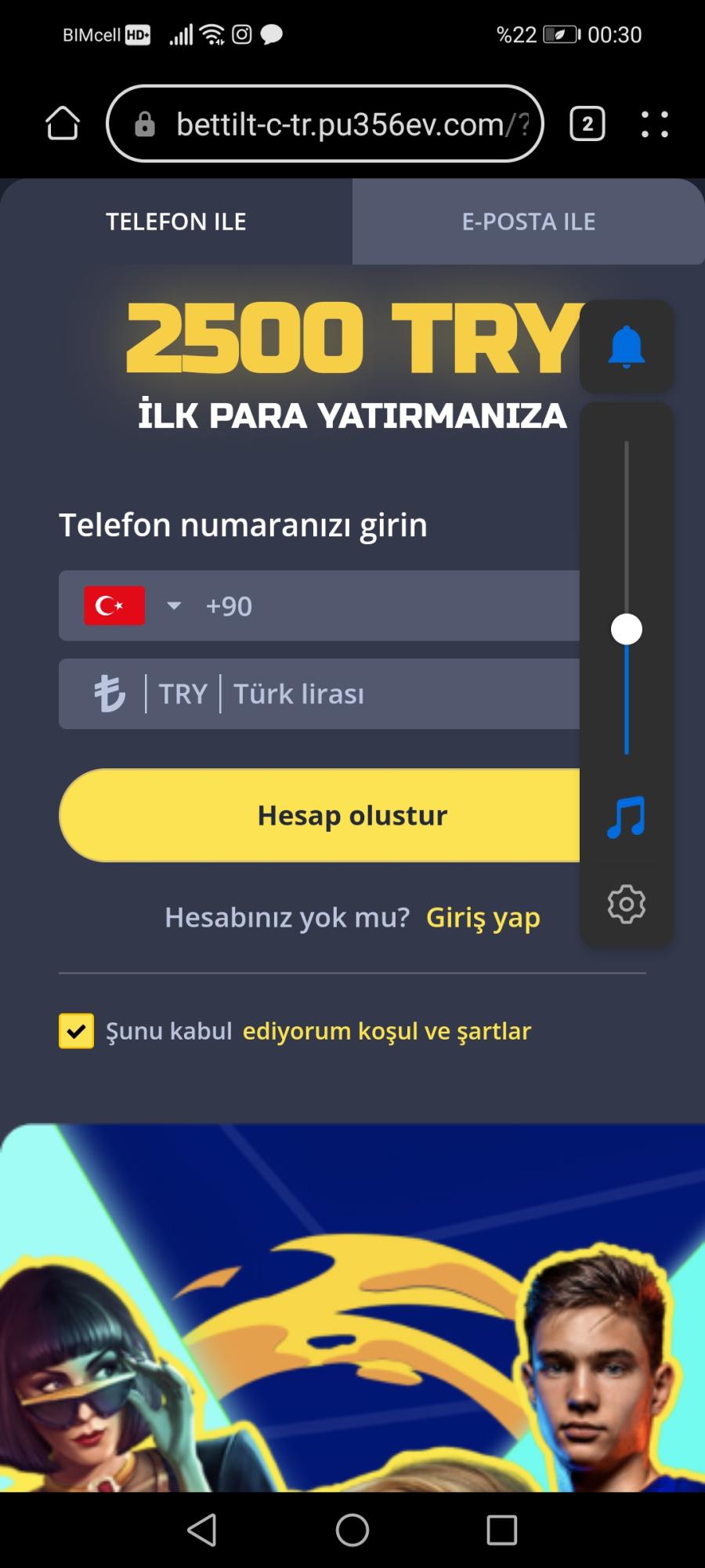 Bettilt Siteye Giriş Yaparken Farklı Siteye Yönlendiriyor - Şikayetvar