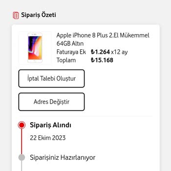 Vodafone Kargoya Verildi ve Yenilenmiş Cihaz Şikayetleri - Şikayetvar