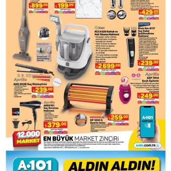 A101 Halı Yıkama Makinesi ve Broşür Şikayetleri - Şikayetvar