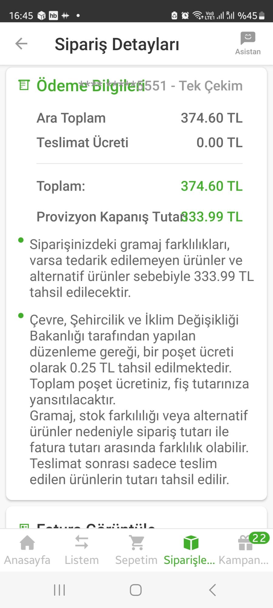 Trendyol Hızlı Market Trendyol Biçen Market Fiş Ve Tahsil Edilen Tutar ...