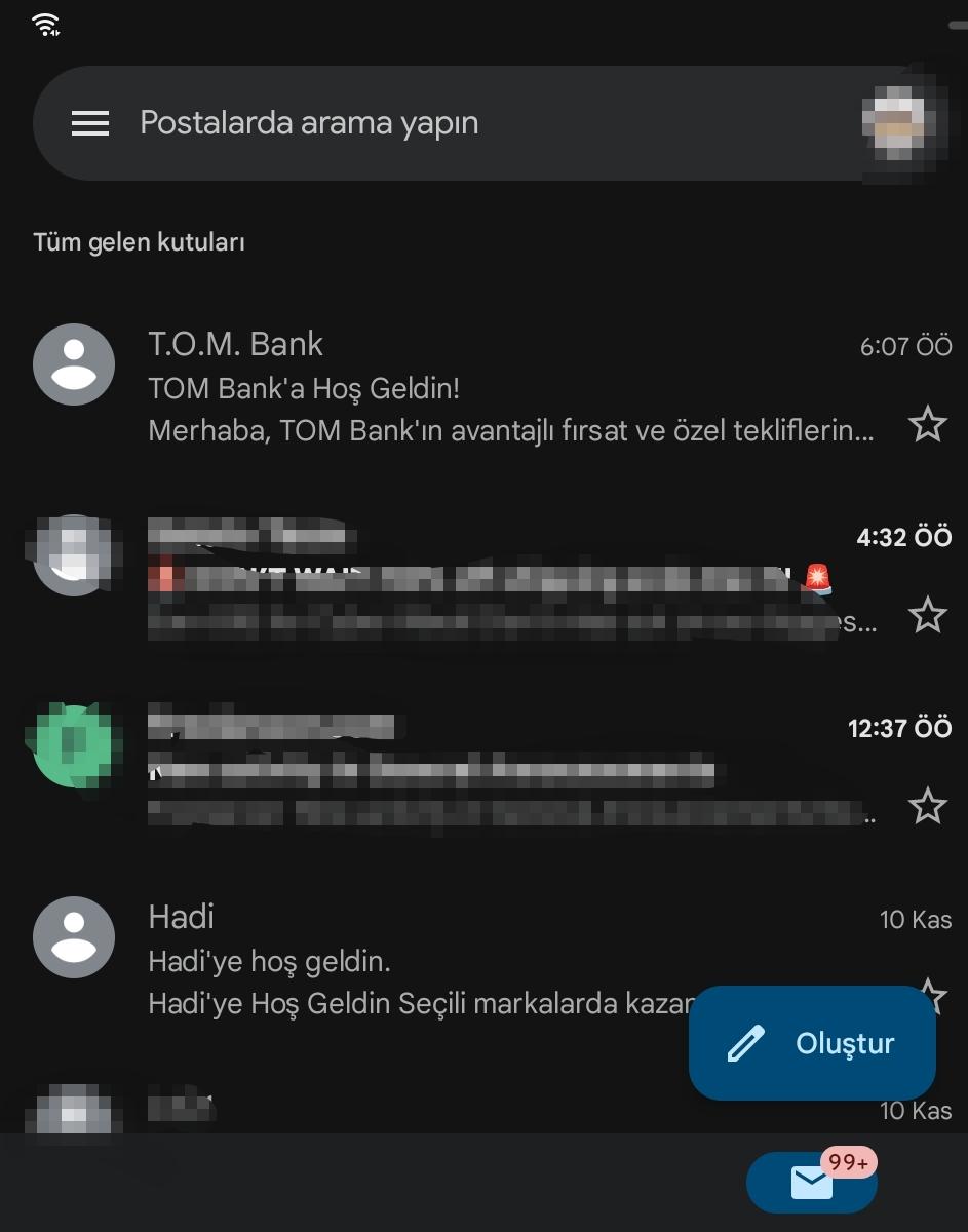 Hadi - TOMBANK Tom Bank Ve Hadi Uygulamasından Gelen Giriş Mailleri. - Şikayetvar