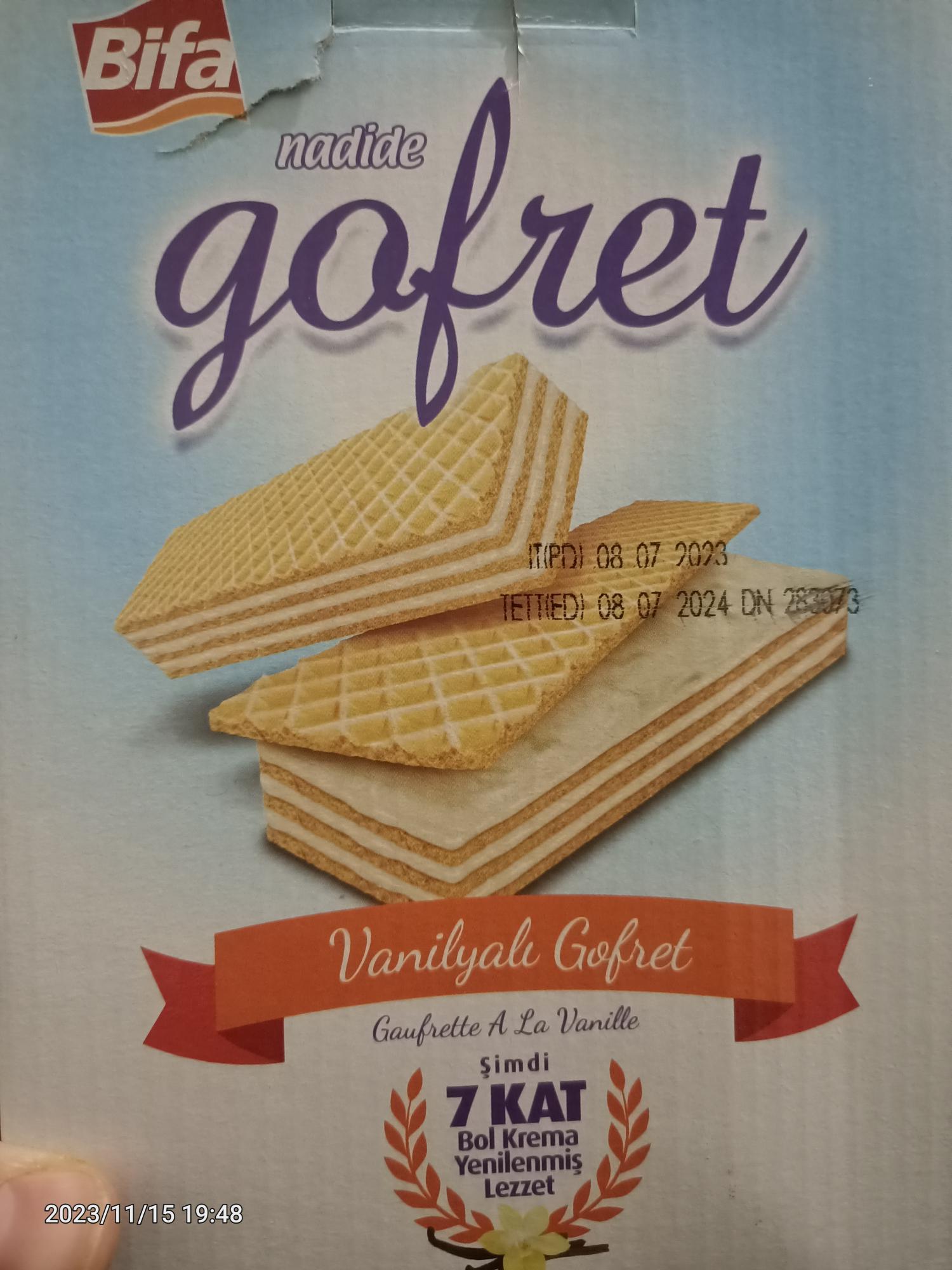 Bifa Bisküvi Acı Tad Ve Metal Parça İçeren Gofret Şoku - Şikayetvar