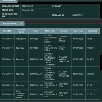 PTT Kargo Dağıtım Merkezi Posta Merkezi Şikayetleri - 9/27 - Şikayetvar