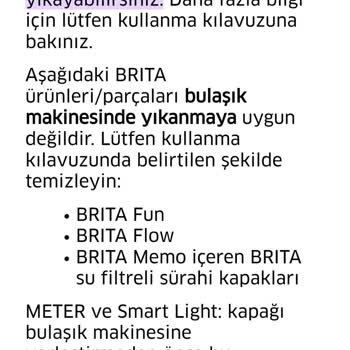 Brita Brita Sürahi Kirliliği Ve Temizliği - Şikayetvar