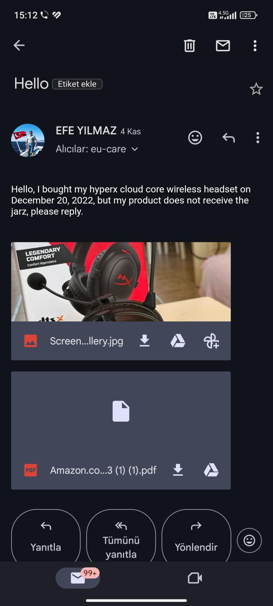 Hyperx Cloud Core Wireless Kulaklık - Şikayetvar