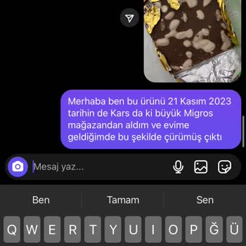 Çürümüş Ülker.! Çikolatası - Şikayetvar