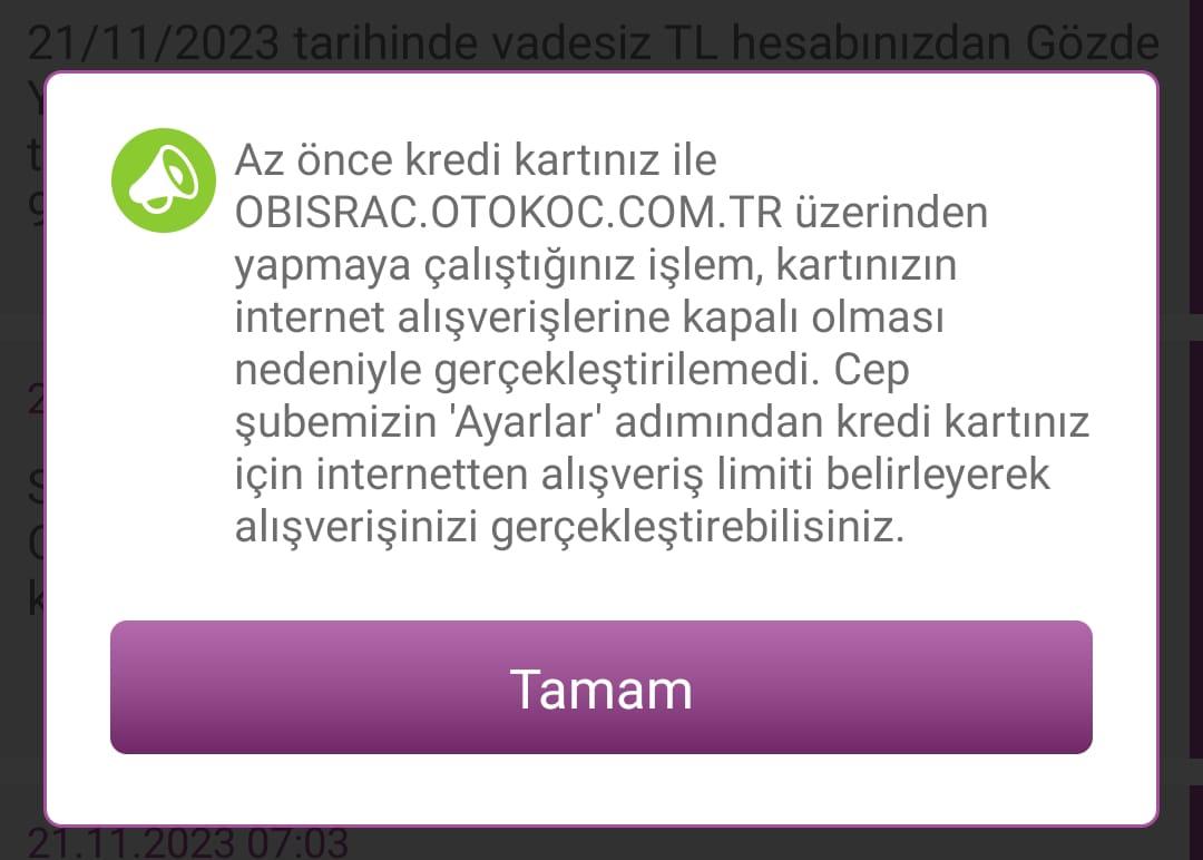 Otokoç Bilgim Dışında Sanal Kartımı Edinip Para Çekmeye Çalıştı ...